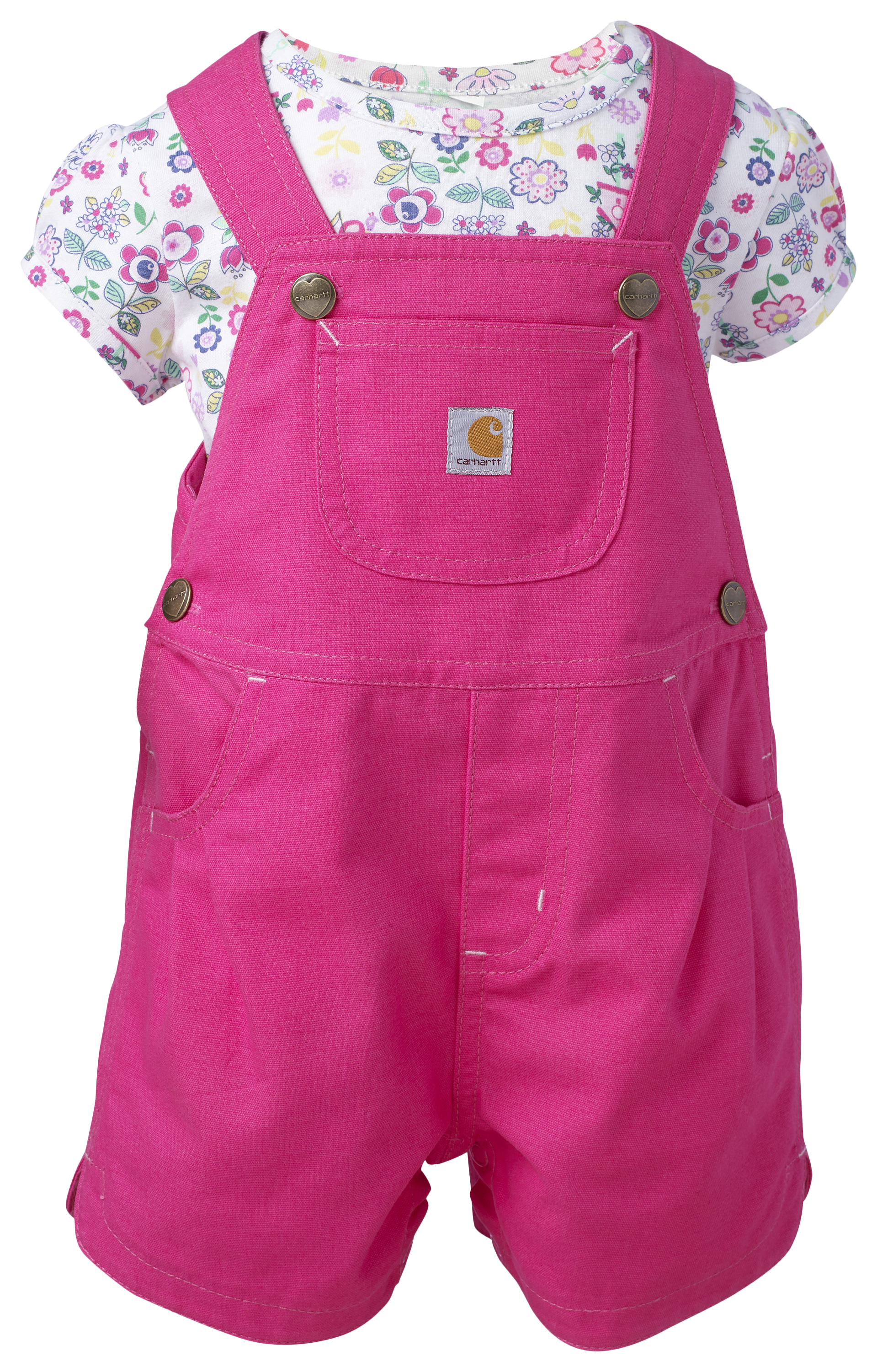 Carhartt Bodysuit and Canvas Shortalls Set for Baby Girls | Cabela's
